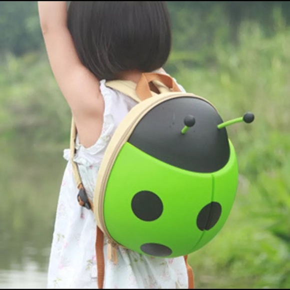 Accessories | Adorable Green Beetle Backpack | Poshmark